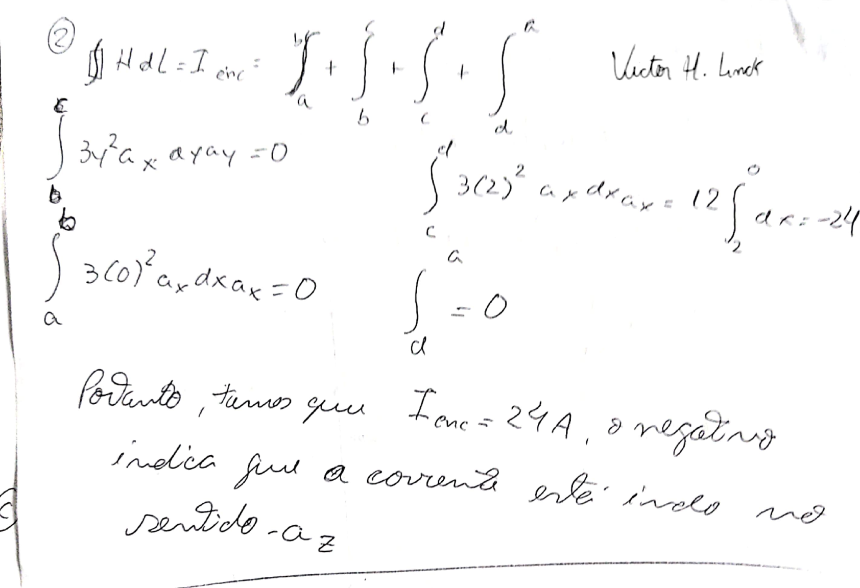 PROVA 1 - ELEMAG II - VICTOR HUGO LINCK - Eletromagnetismo