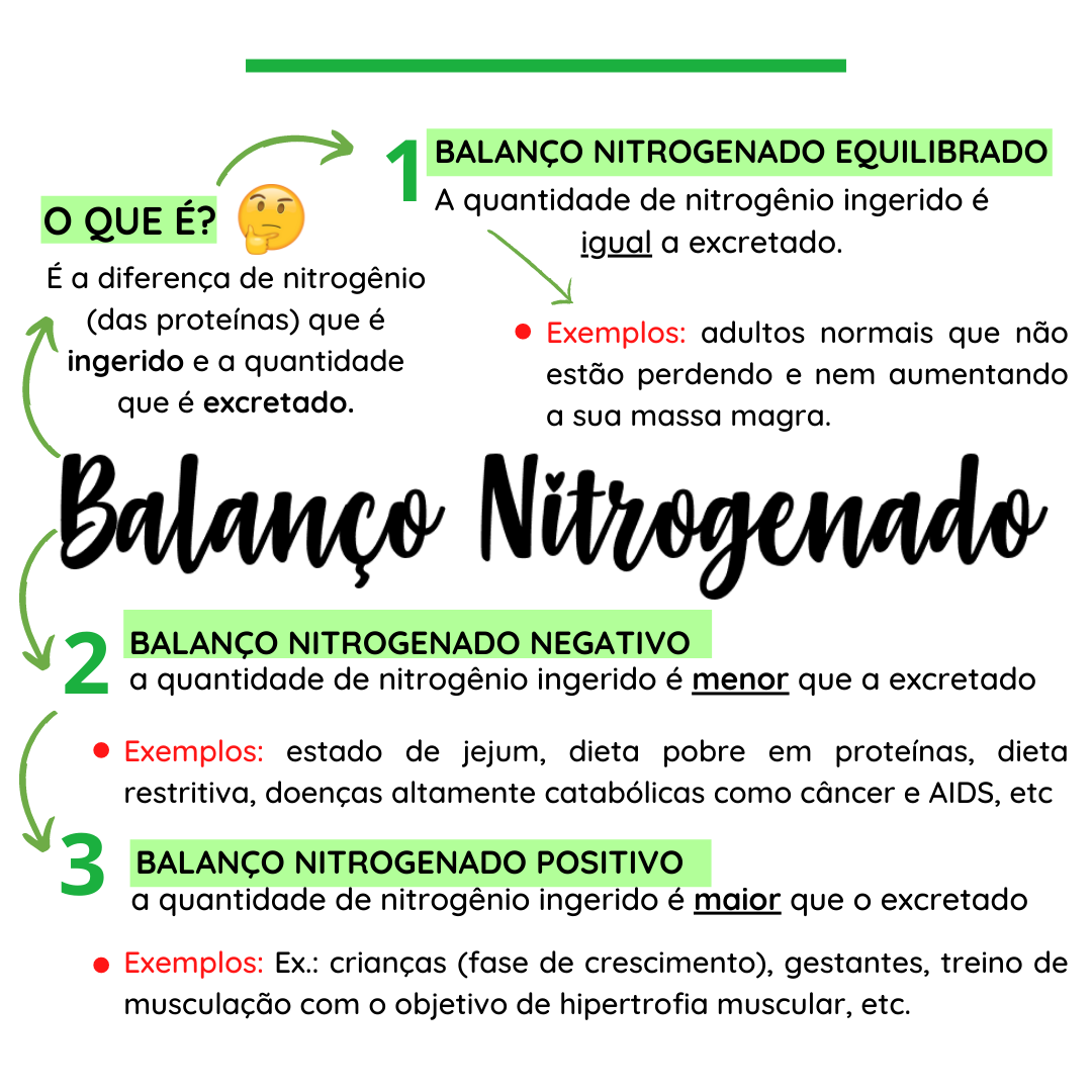Mapa Mental - Balanço Nitrogenado - Bioquímica I