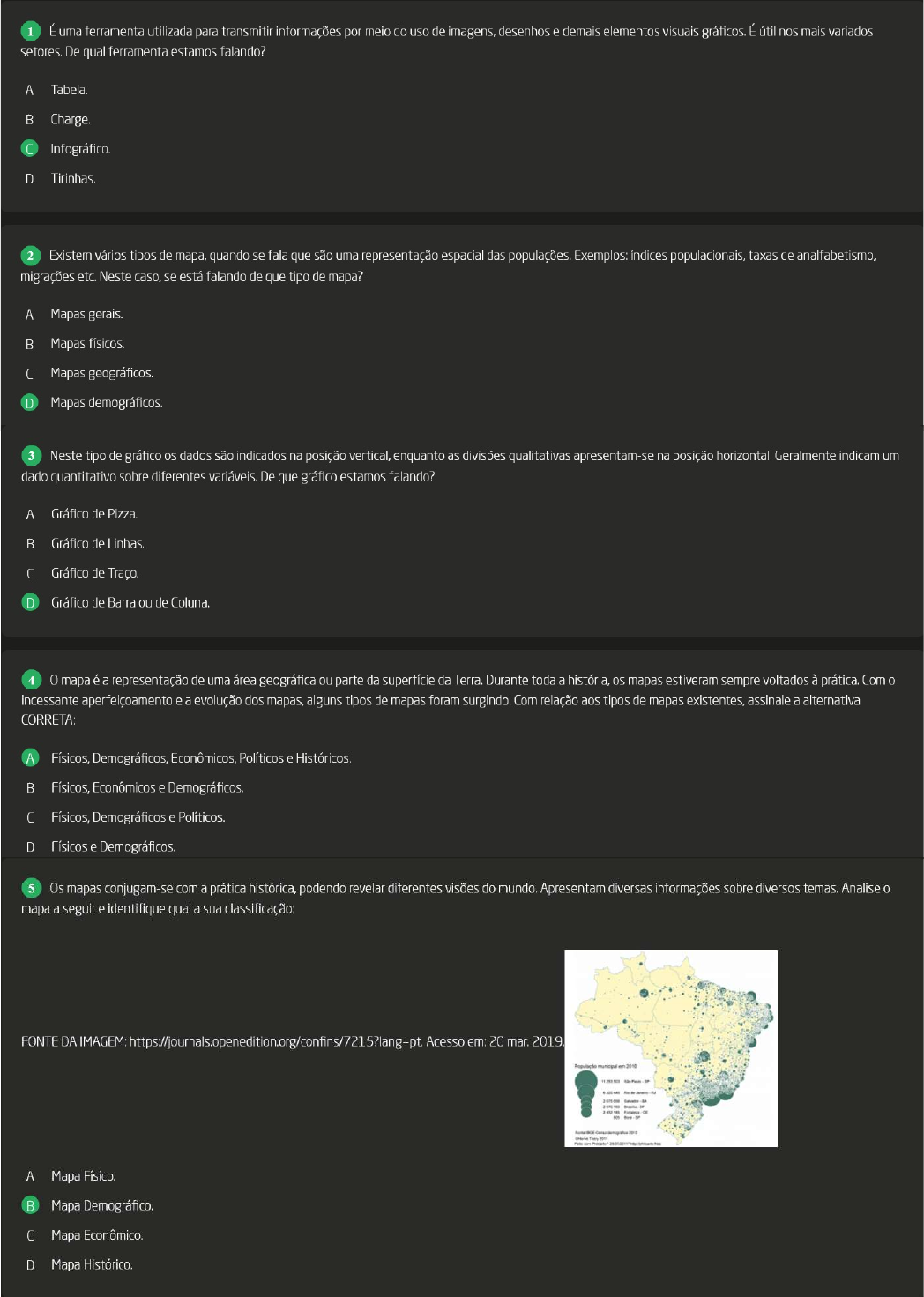 Avaliação - Estudo Transversal - Leitura e interpretação de mapas ...