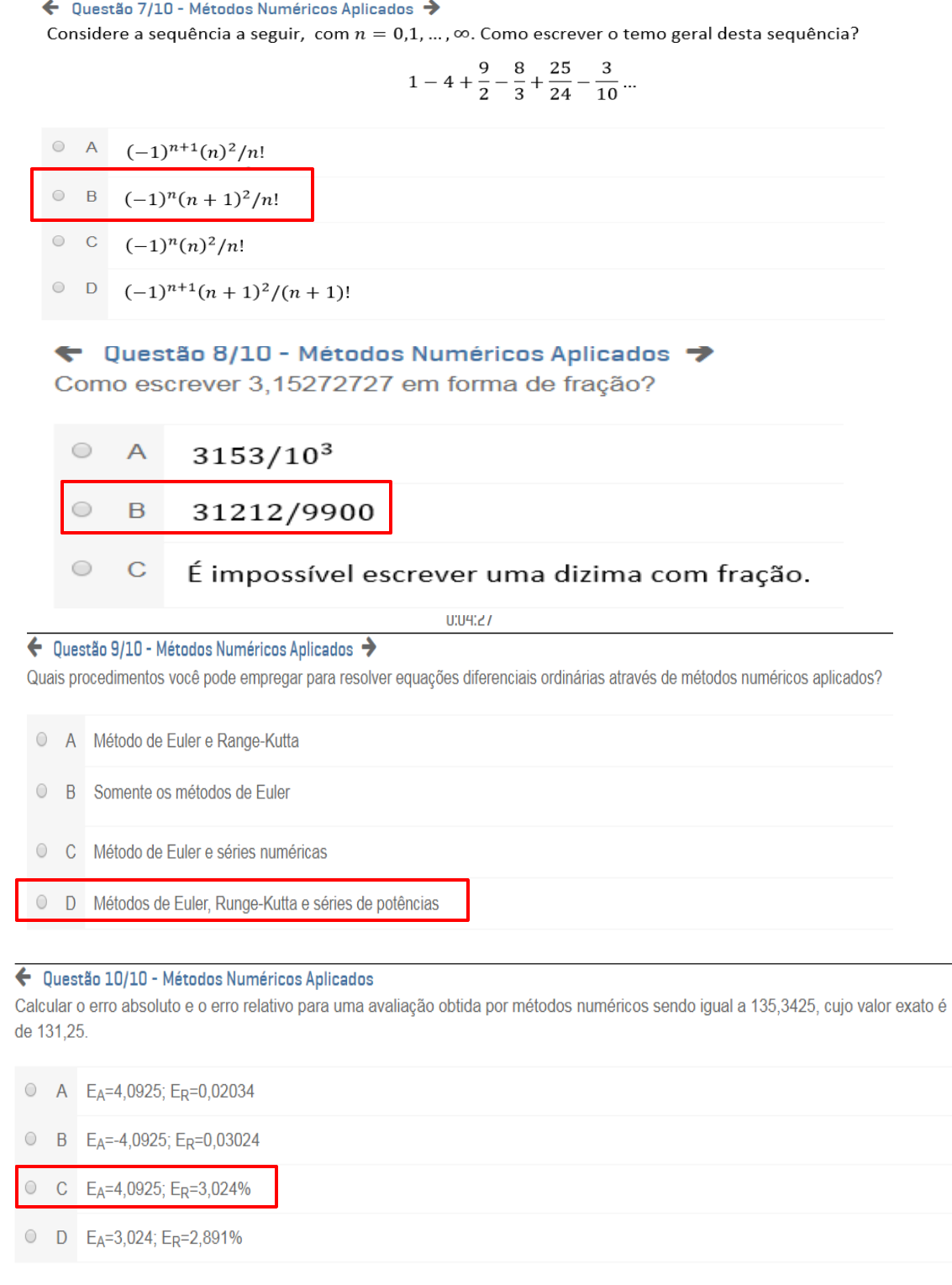 ATIVIDADE PRÁTICA NOTA 100 - Métodos Numéricos Aplicados