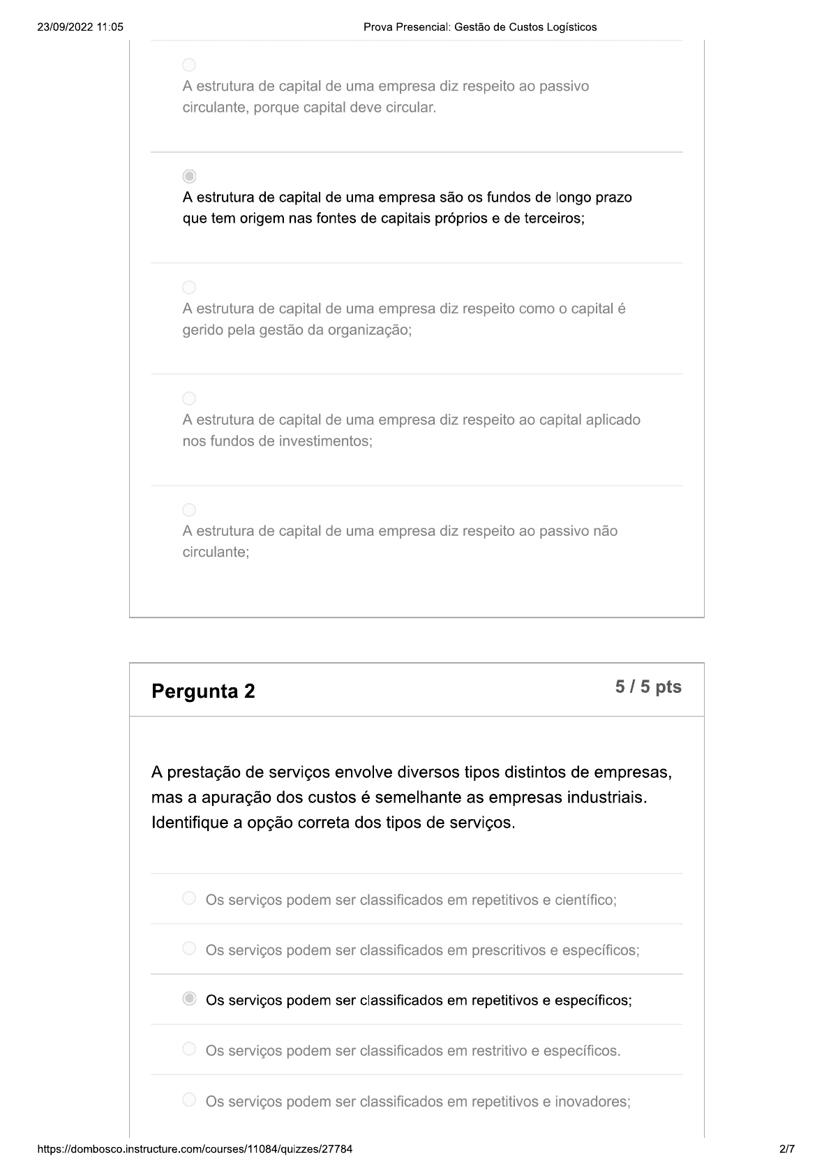 001-Prova presencial de Gestão de Custos Logísticos - Gestão de Custos ... 001-Prova presencial de Gestão de Custos Logísticos - Gestão de Custos ...