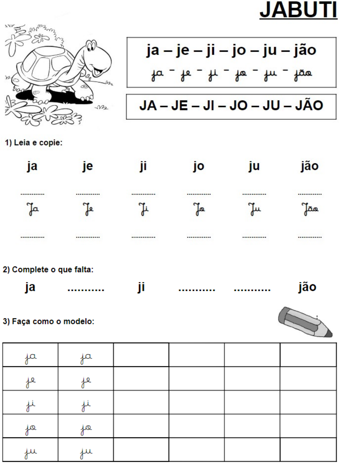 Ja Je Ji Jo Ju - Português