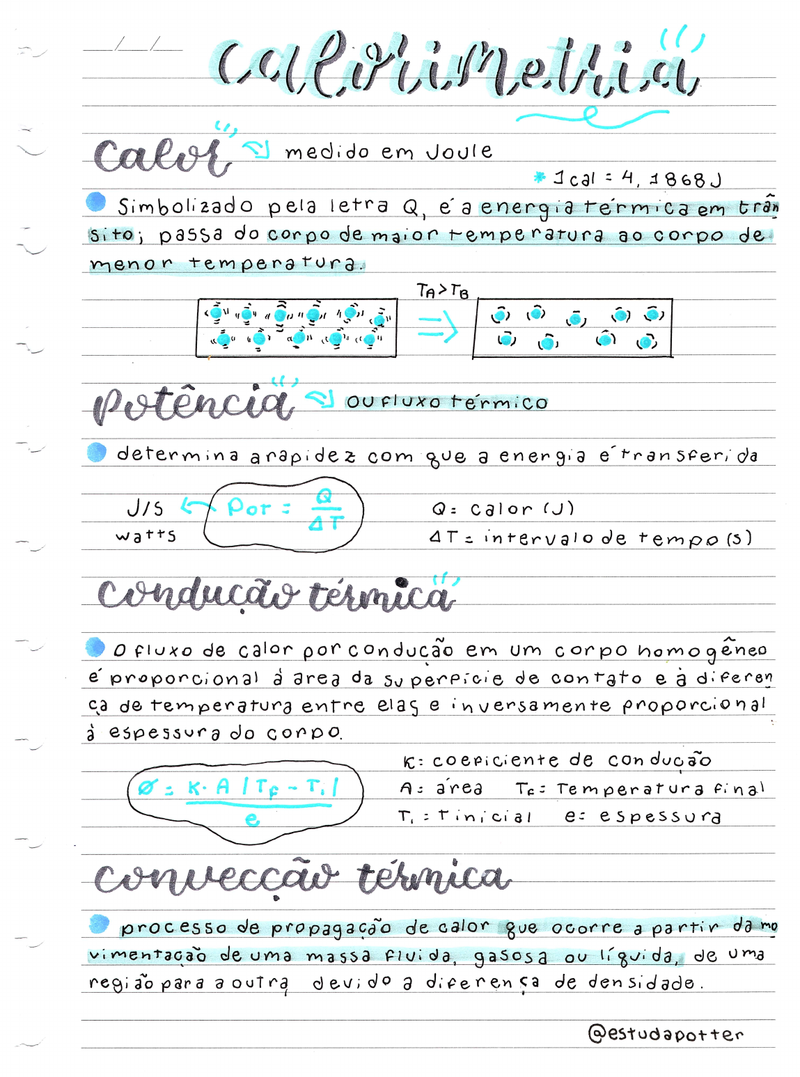 Resumo de calorimetria(1) - Física