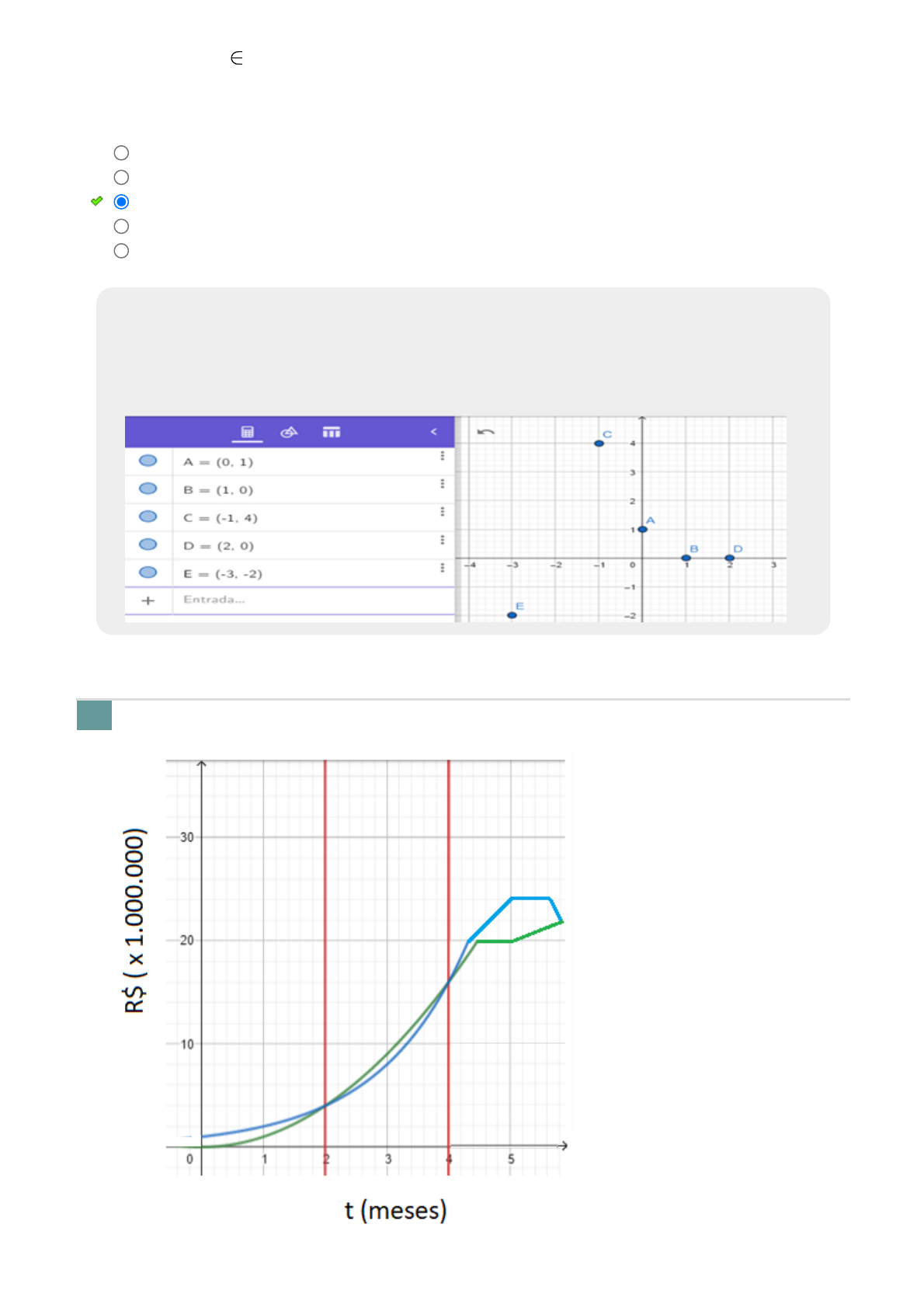 Teste de Conhecimento - Bases Matemáticas - Nota 10 de 10 - Bases ...