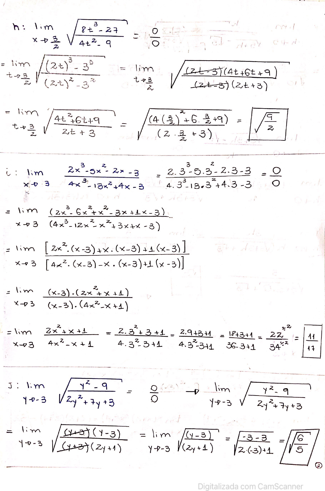LISTA 1 CALCULO 1 - Cálculo I