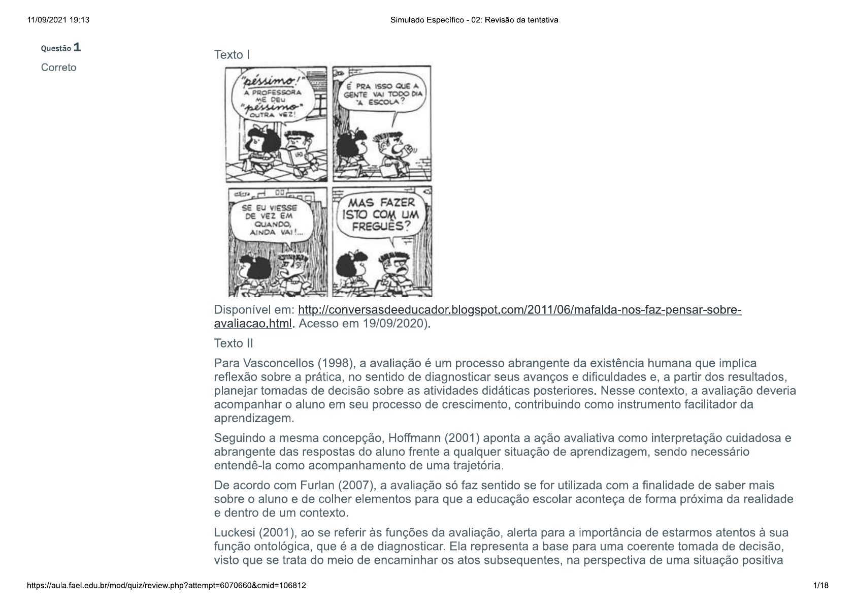 Simulado Pedagogia Para Concurseiros - BRAINCP