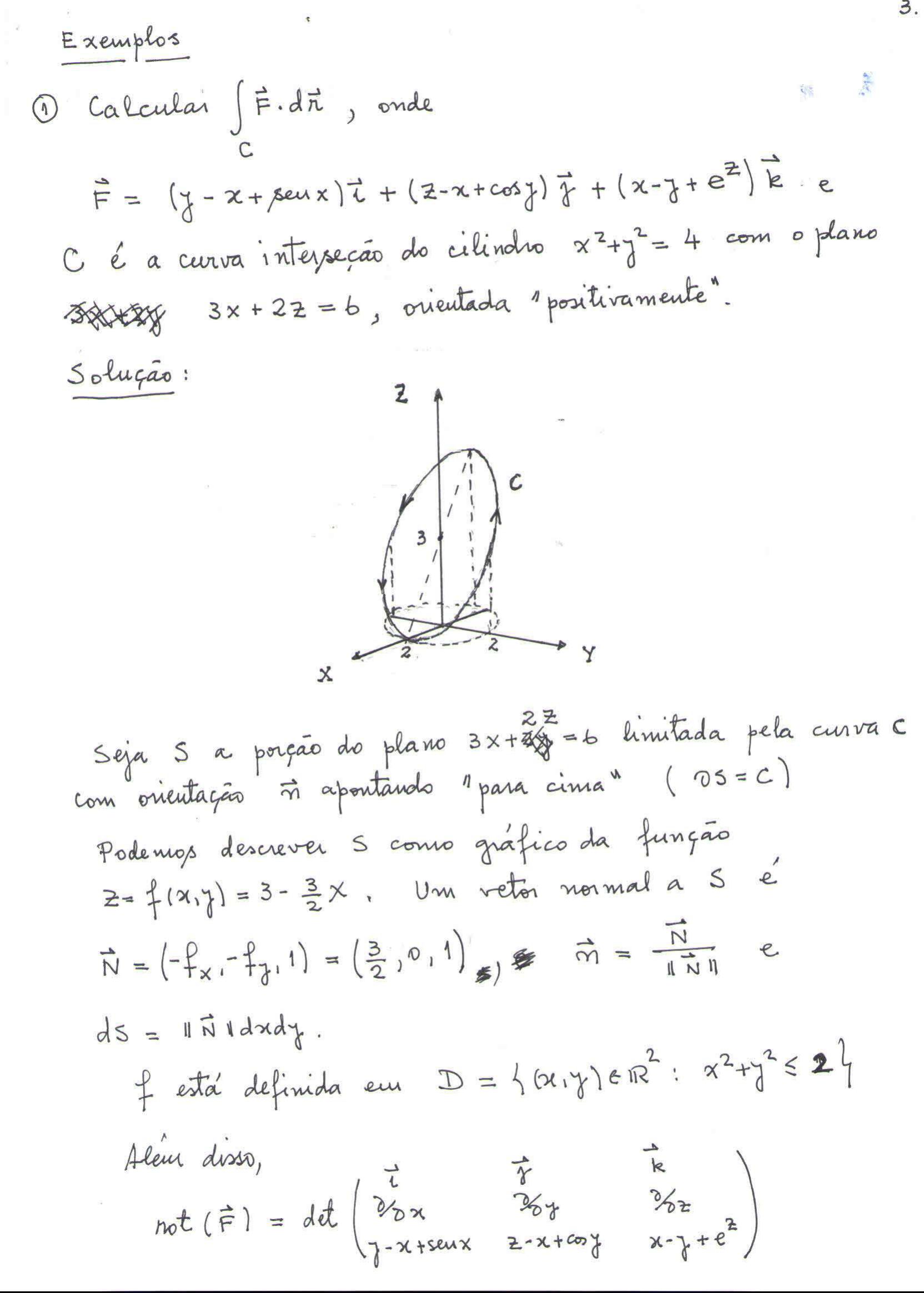 Teorema de Stokes - Cálculo III