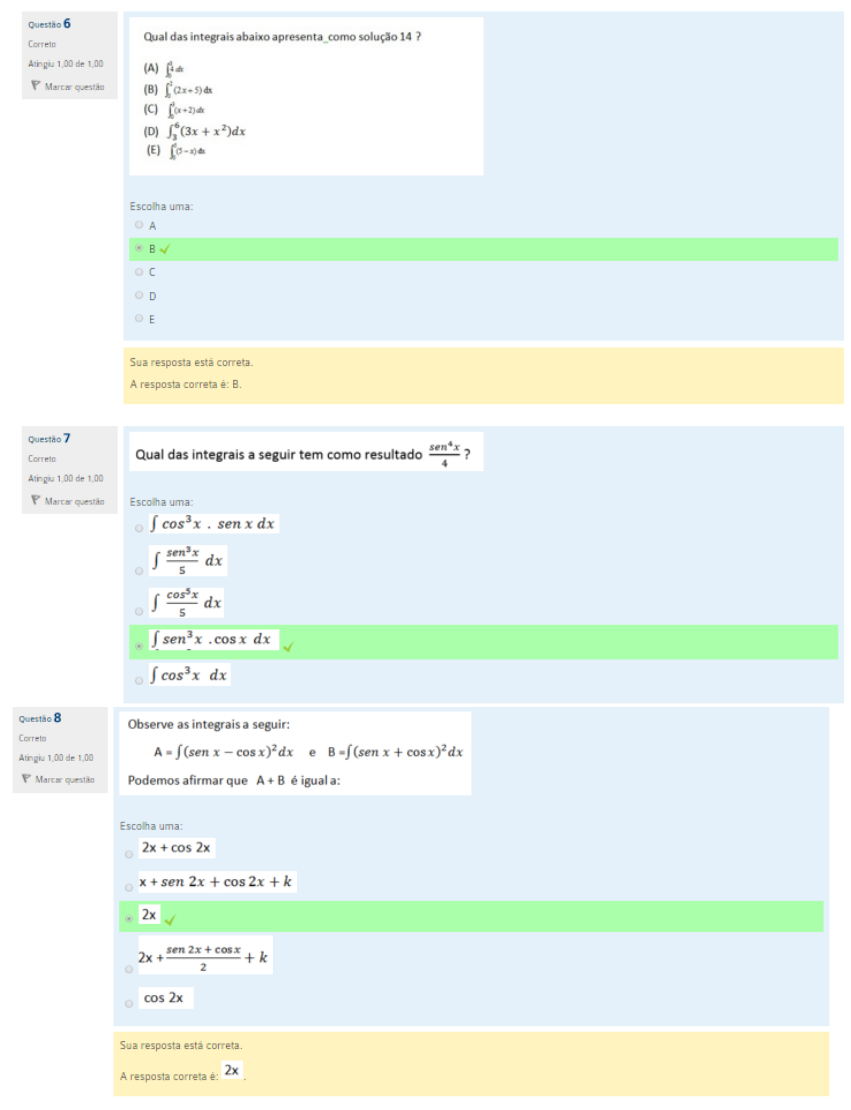 A1 Calculo 2 Universo EAD - Cálculo II