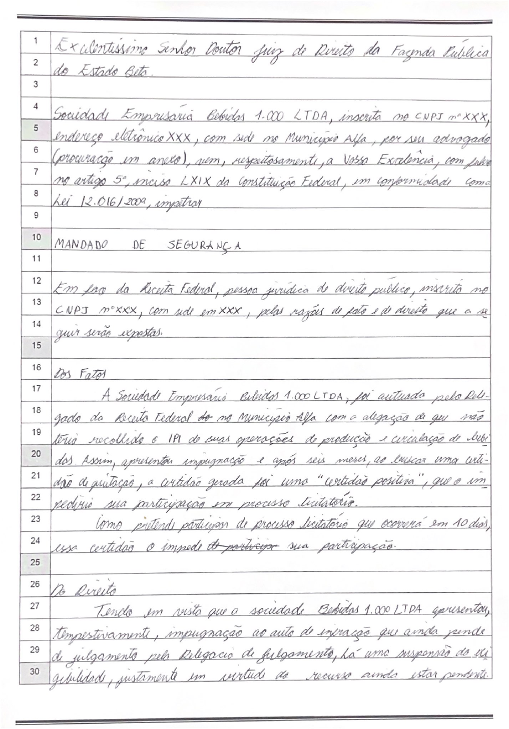 MODELO ADPF - Direito Constitucional I