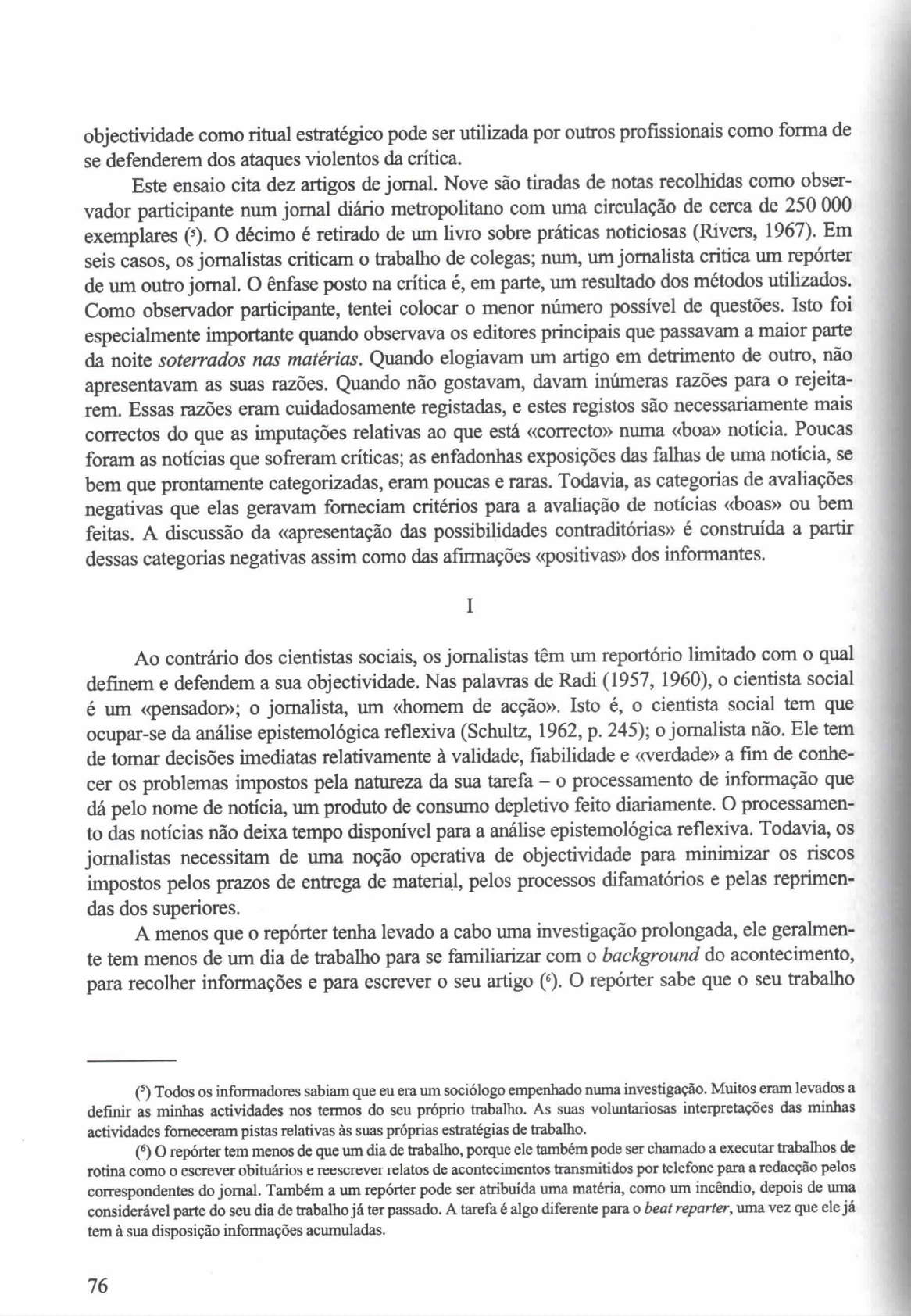 A objetividade como ritual estratégico uma análise das noções de ...
