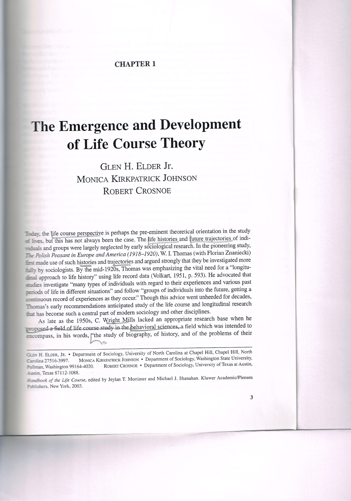 Glen Elder Life Course Theory at Eva Facy blog