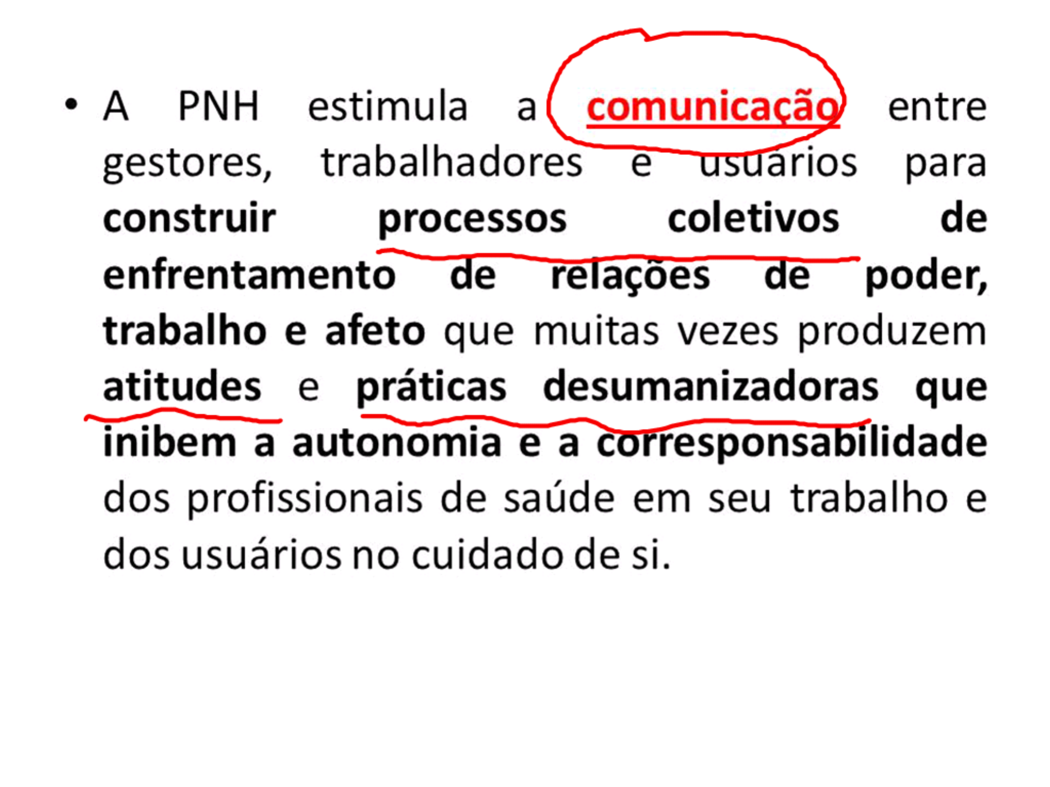 POLÍTICA DE HUMANIZAÇÃO DO SUS - Humanizasus RESUMO - Saúde Mental e ...