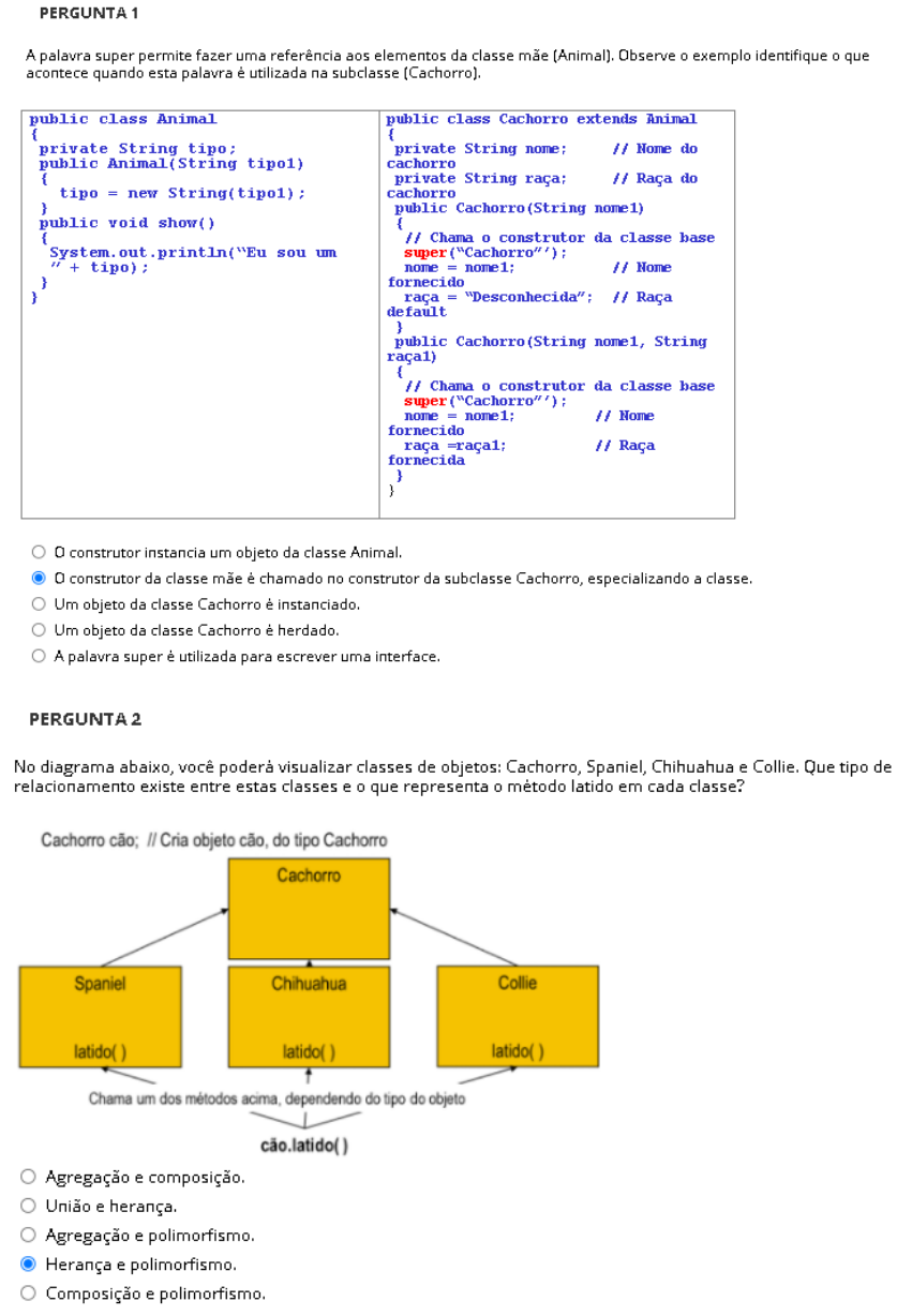Nota 10 - Programação orientada a objetos - Atividade para avaliação ...