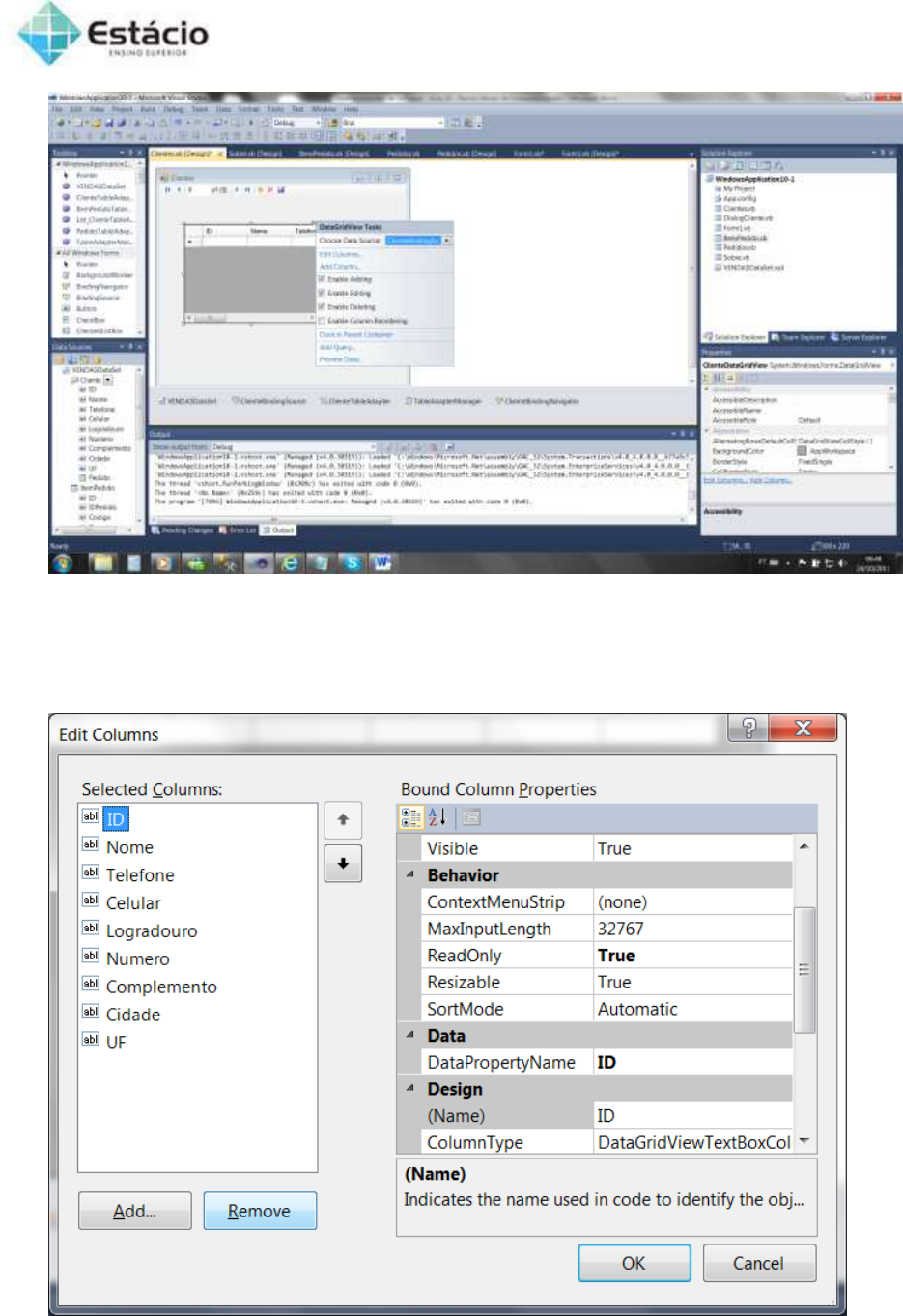 Aula 10 - Windows forms das entidades de dados em detalhes - Ambiente ...