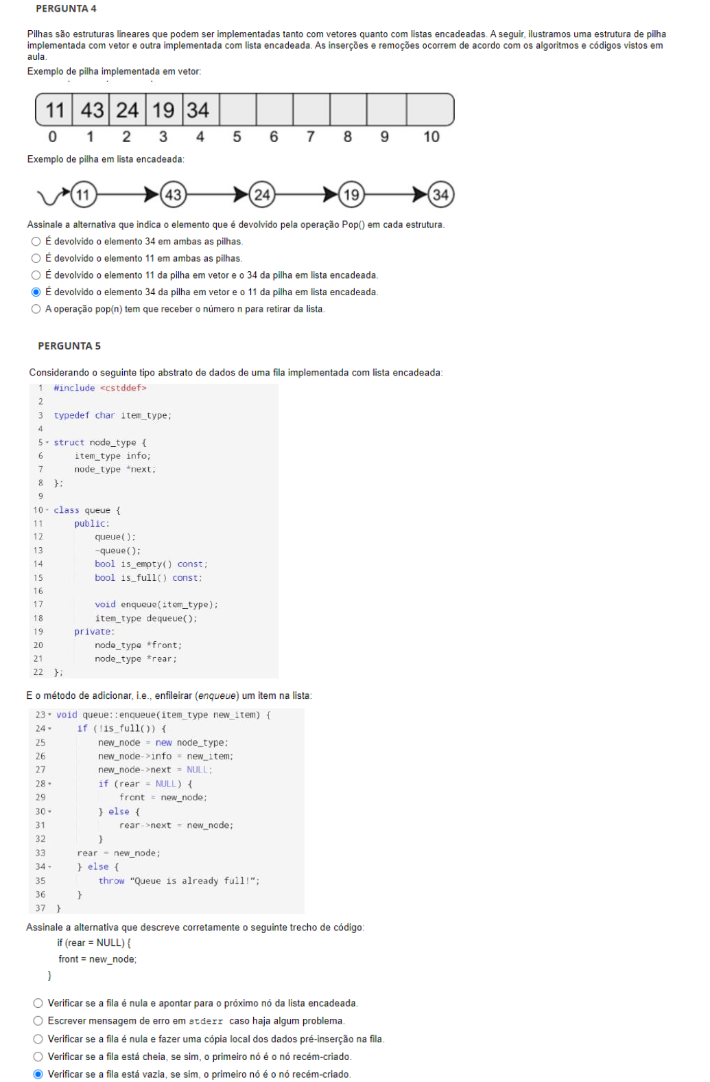 Estrutura de Dados - Semana 3 - Atividade Avaliativa - Estrutura de Dados I