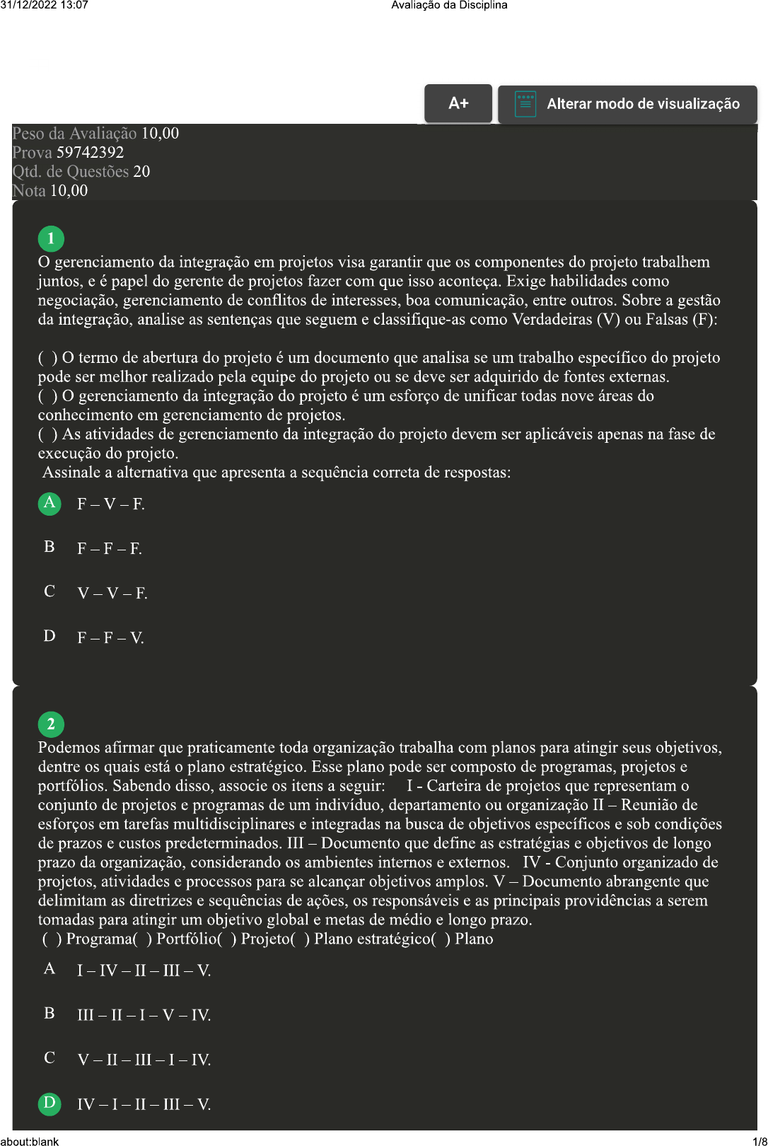 TÓPICOS ESSENCIAIS PARA GESTÃO DE PROJETOS - PROVA MBA em Gestão de ... TÓPICOS ESSENCIAIS PARA GESTÃO DE PROJETOS - PROVA MBA em Gestão de ...