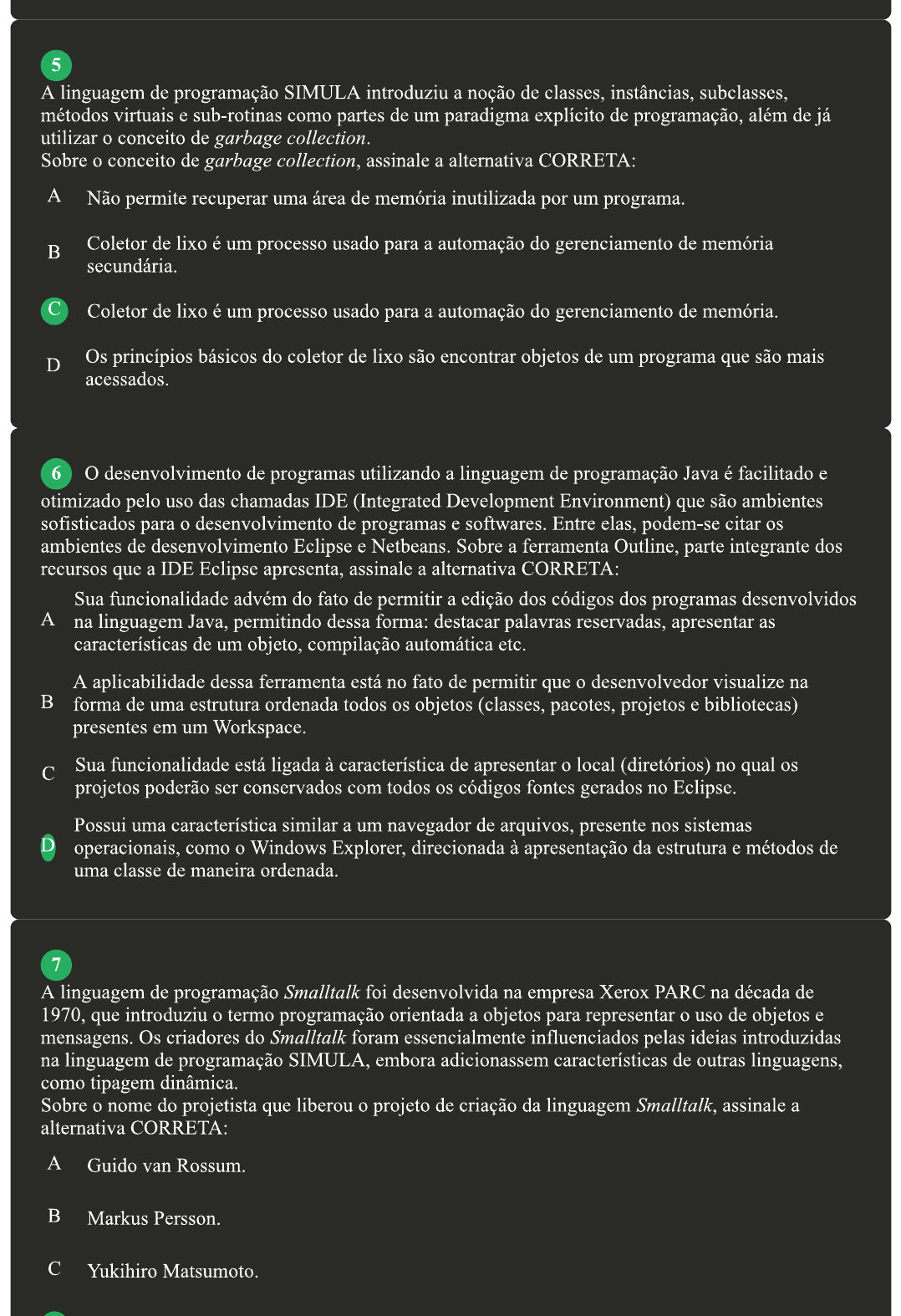 Programação Orientada A Objetos Ads17 Avaliação I Individual Programação Orientada A Objetos