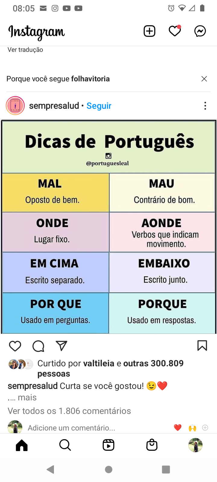 dicas de português - Português