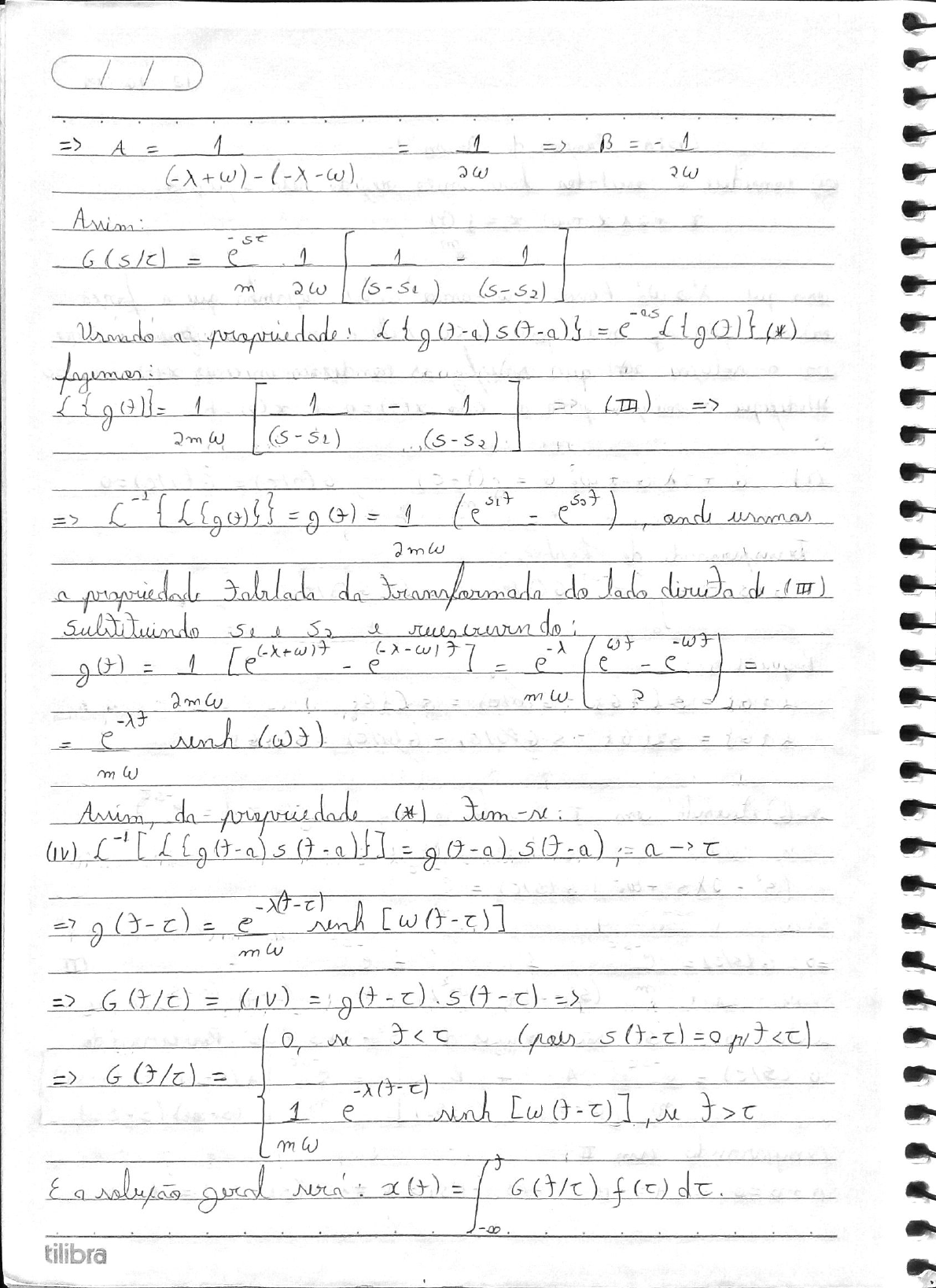 Exercícios resolvidos Butkov-funções de Green - Física Matemática