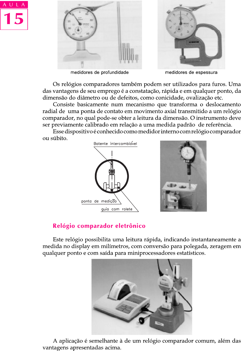 estudo dirigido - metrologia - Metrologia Mecânica