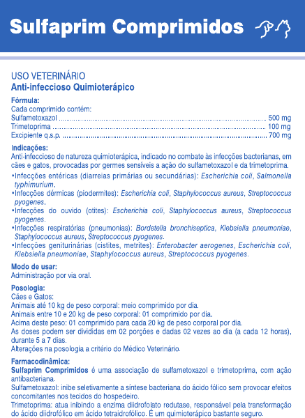 Bula - Sulfaprim Comprimidos - Didática