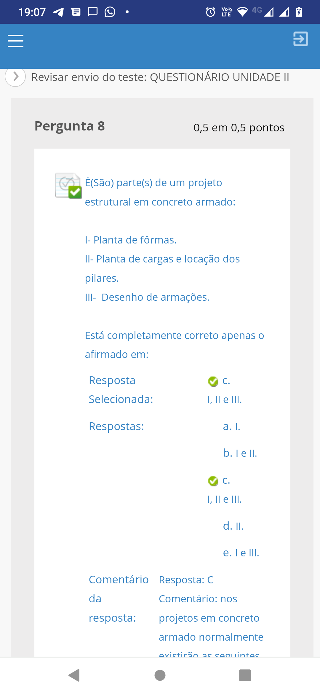 questionário ll - Analise de Projetos