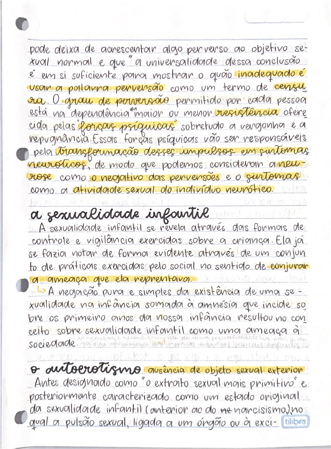 Três Ensaios Sobre a Teoria da Sexualidade - FREUD - Resumo - Teoria Psicanalítica