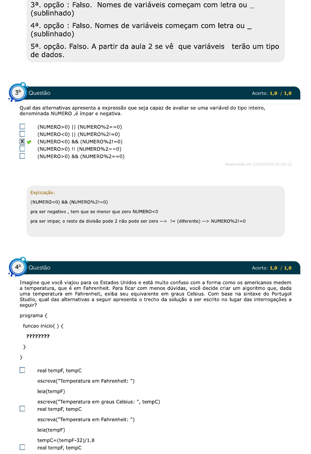 INTRODUÇÃO A PROGRAMAÇÃO - Matemática