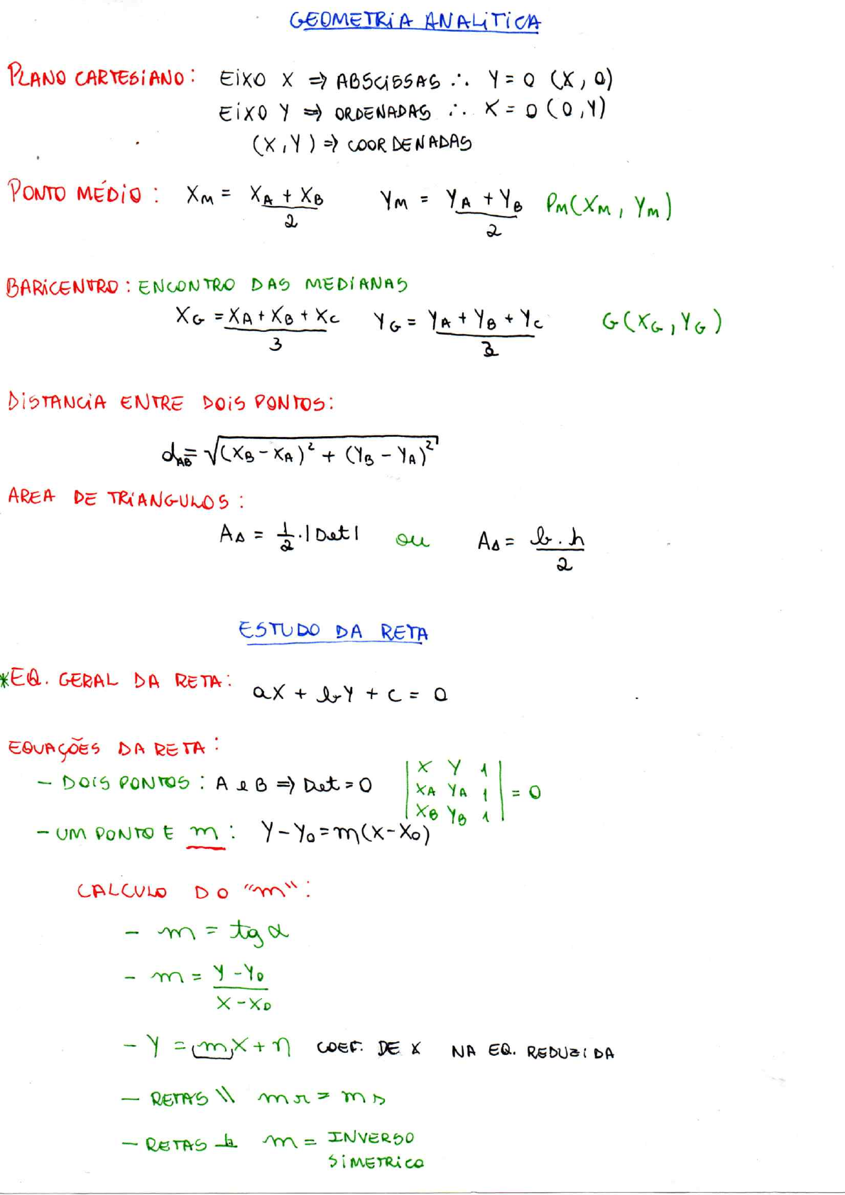 Anotações de Matemática - Matemática