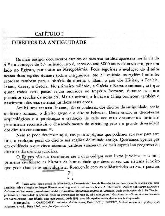 GILISSEN John. Introdução Historica ao Direito - Direitos da ...