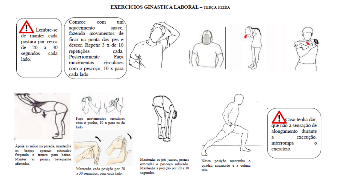 Ginástica Laboral Exercícios 4 - Ginastica Laboral e Ergonomia