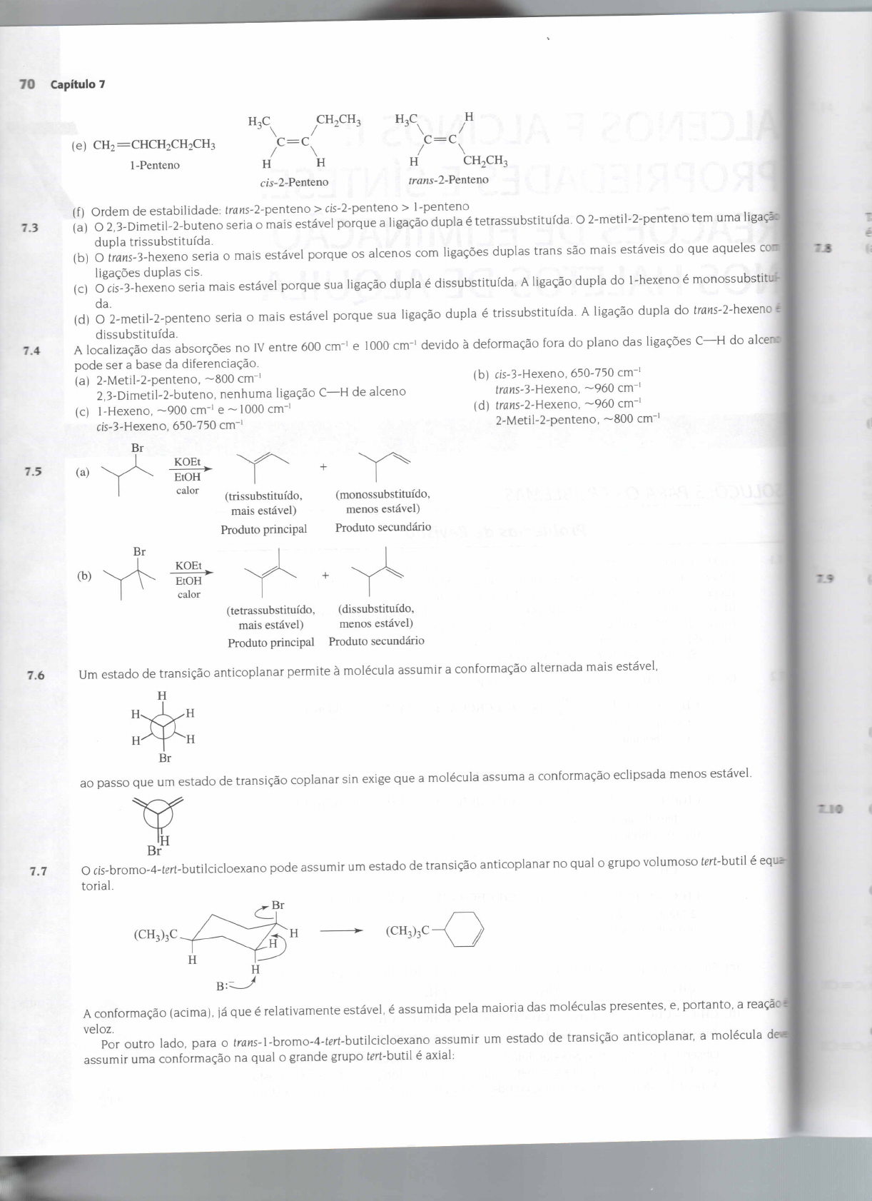 respostas cap 7 solomons 9a ed - Química Orgânica I