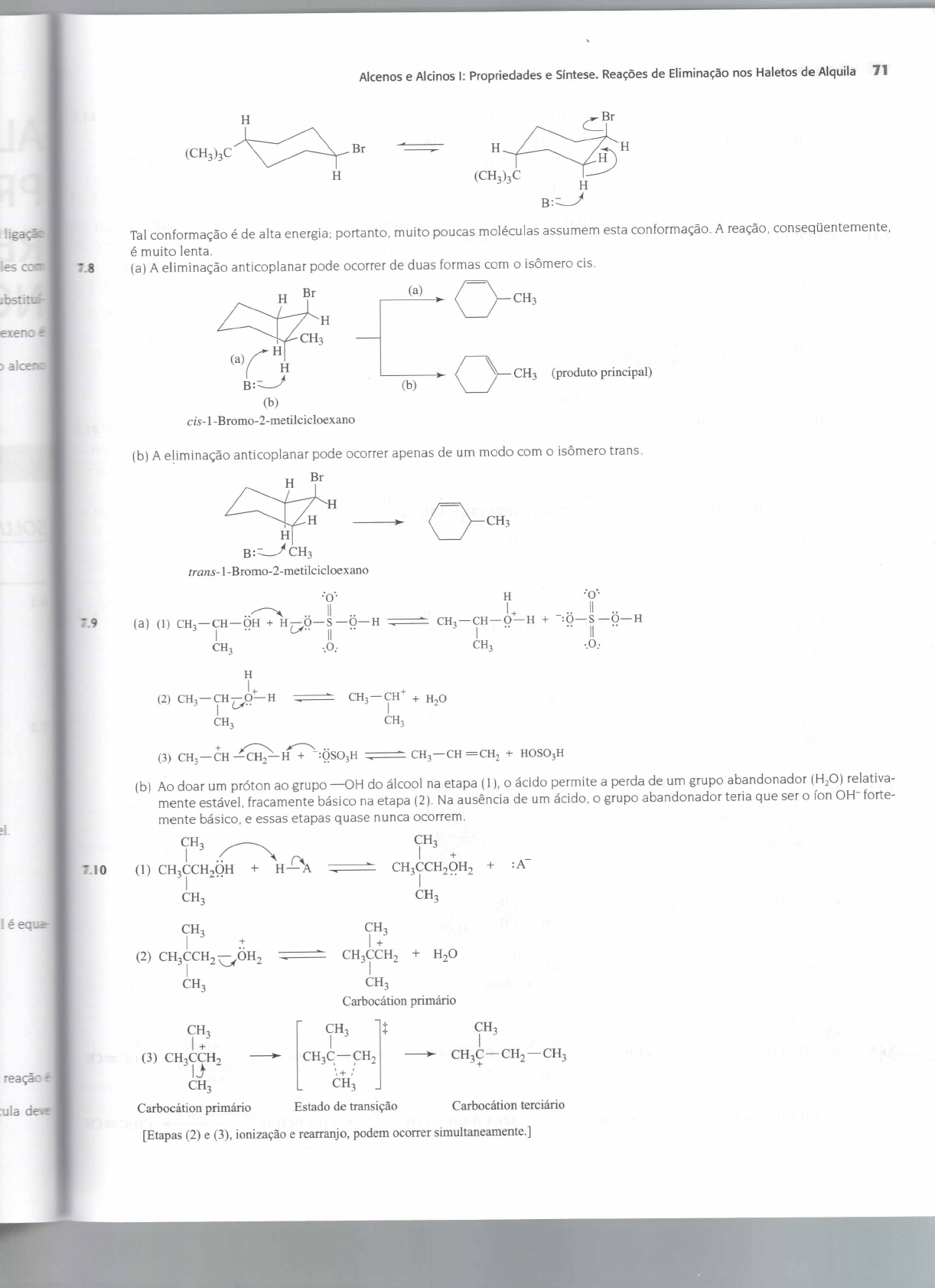 respostas cap 7 solomons 9a ed - Química Orgânica I
