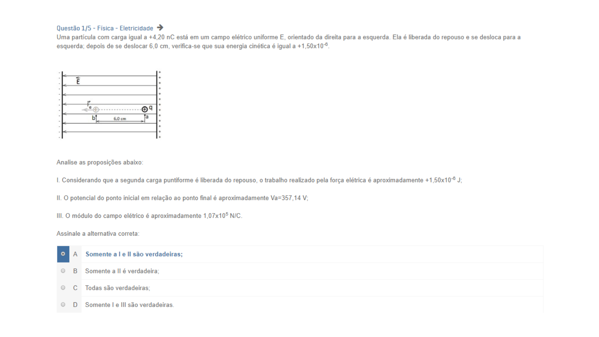 FÍSICA ELETRICIDADE APOL 2 Nota 100 - Engenharia Elétrica - Uninter FÍSICA ELETRICIDADE APOL 2 Nota 100 - Engenharia Elétrica - Uninter