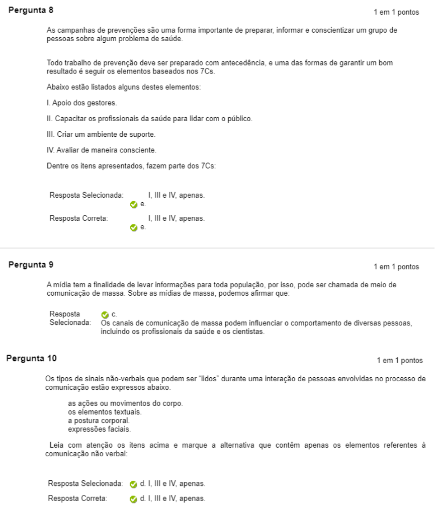 PROVA A5 EAD EDUCAÇÃO E COMUNICAÇÃO EM SAÚDE - Educação e Comunicação ...