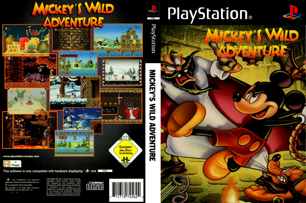 Mickey's Wild Adventure [PAL] - Arte