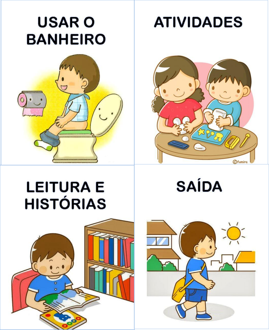 Cópia de Rotina Instituição - Autismo