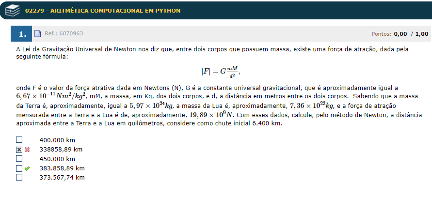ARITMÉTICA COMPUTACIONAL EM PYTHON - Modelagem Matemática