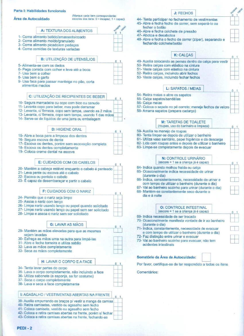 PEDI.pdf - Terapia Ocupacional