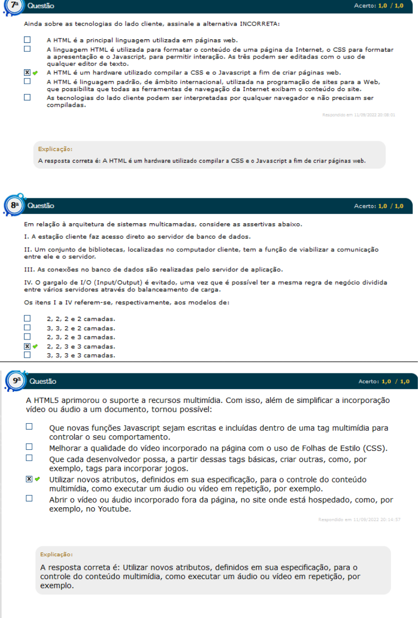 Simulado 1 - Desenvolvimento Web, Php, Html,css