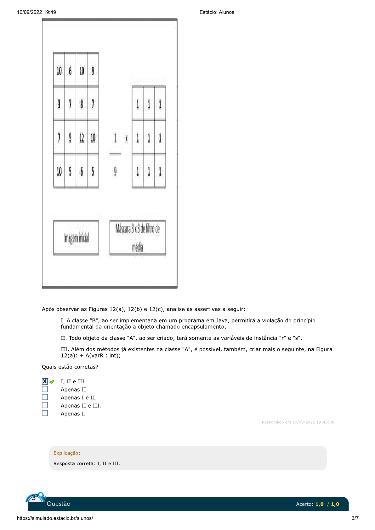 Simulado 2 ProgramaÇÃo Orientada A Objetos Em Java Programação Orientada A Objetos