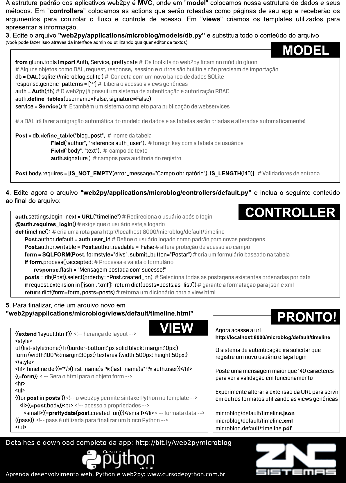 Web2py Tutorial Computação