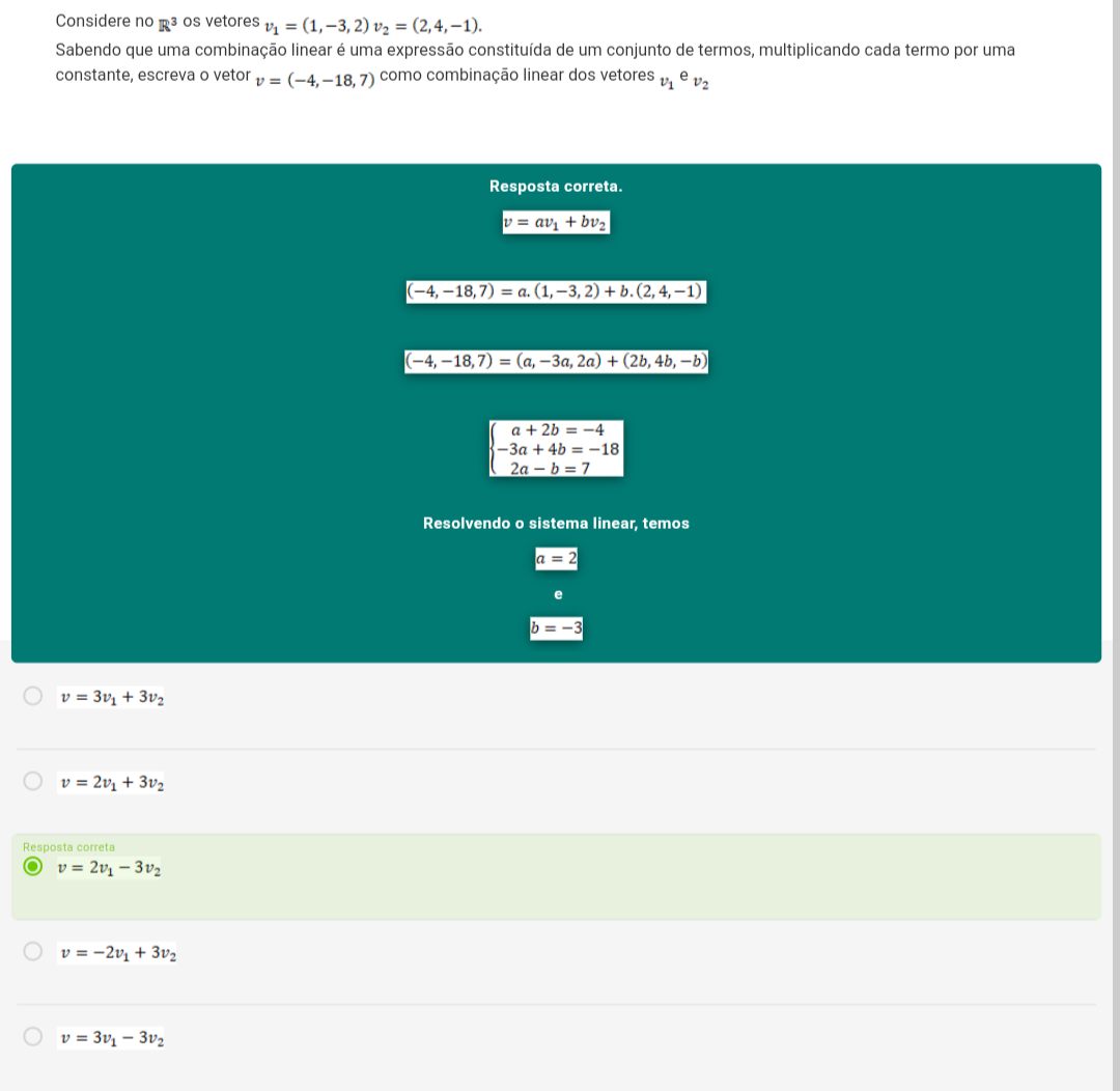 Atividade A4 - Álgebra Linear Computacional - Álgebra