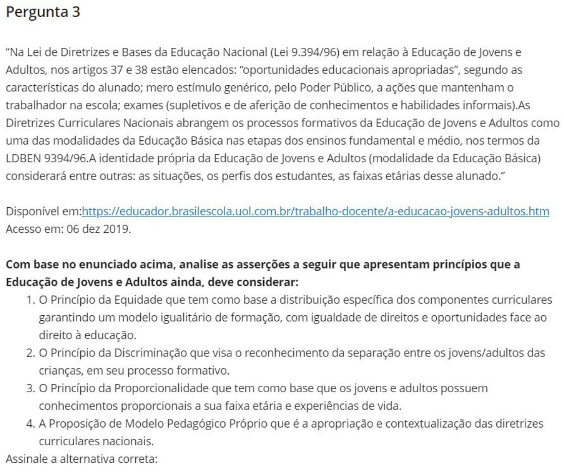 Fundamentos e Metodologia EJA Exercício do conhecimento - Fundamentos e ... Fundamentos e Metodologia EJA Exercício do conhecimento - Fundamentos e ...