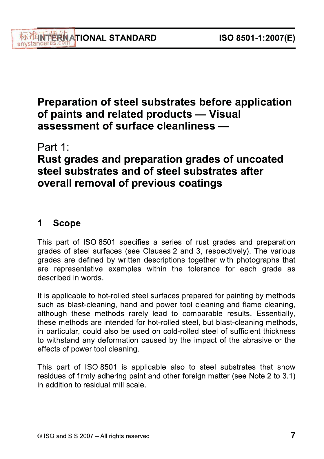 ISO 8501-1-2007-Preparation of steel substracts before aplication of ...