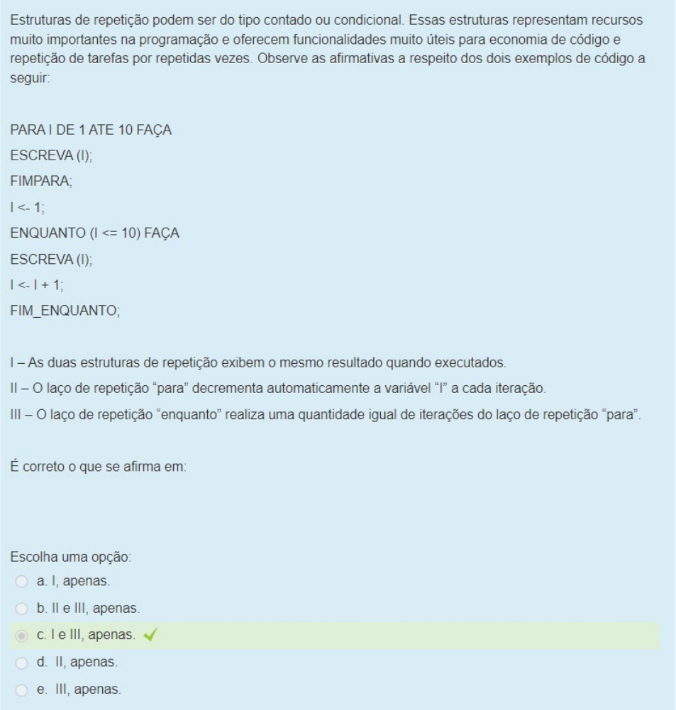 Algorítmos e Lógica de Programação - Lógica de Programação e Algoritmos