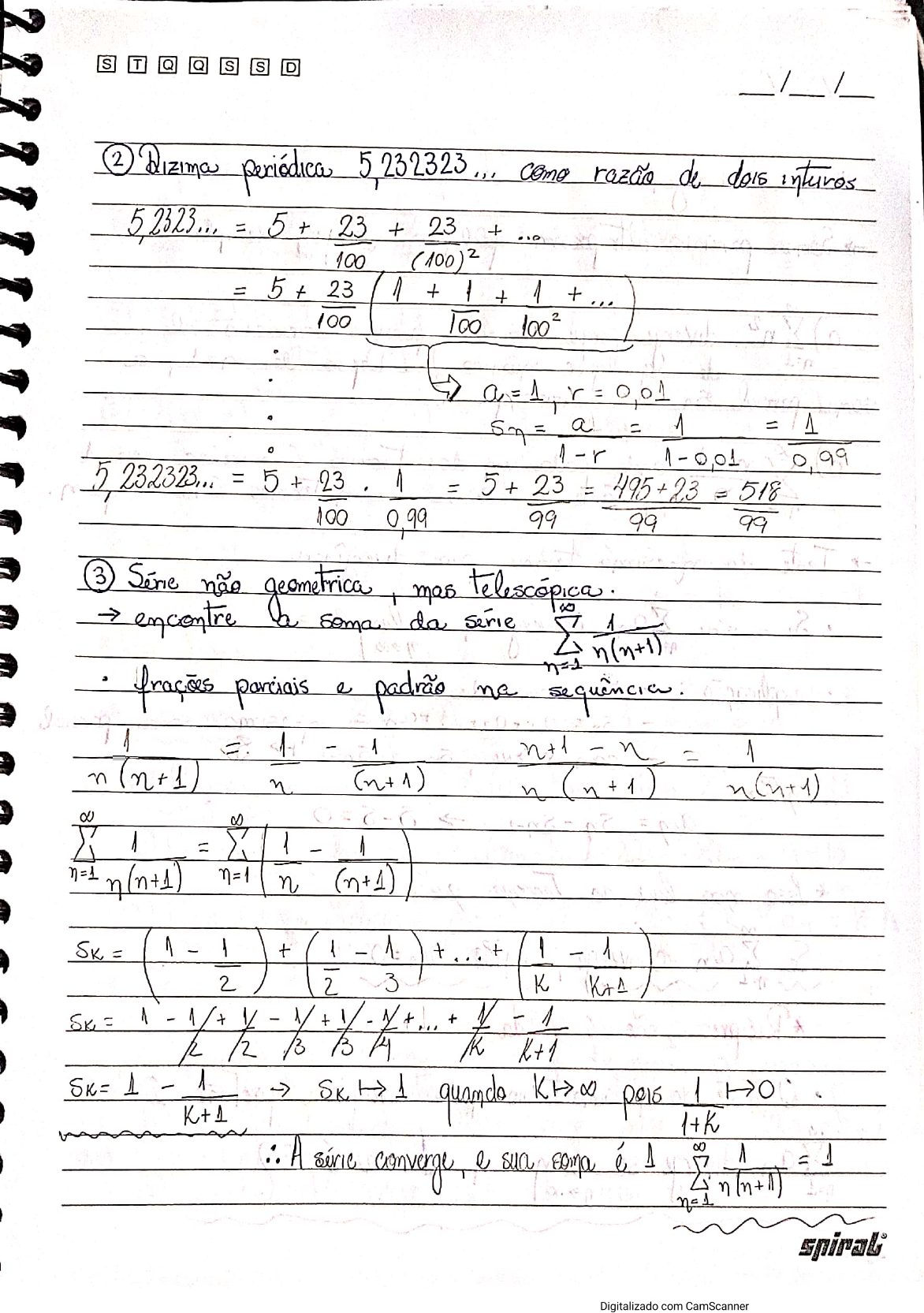 Caderno c3 - Séries de Taylor - Cálculo III