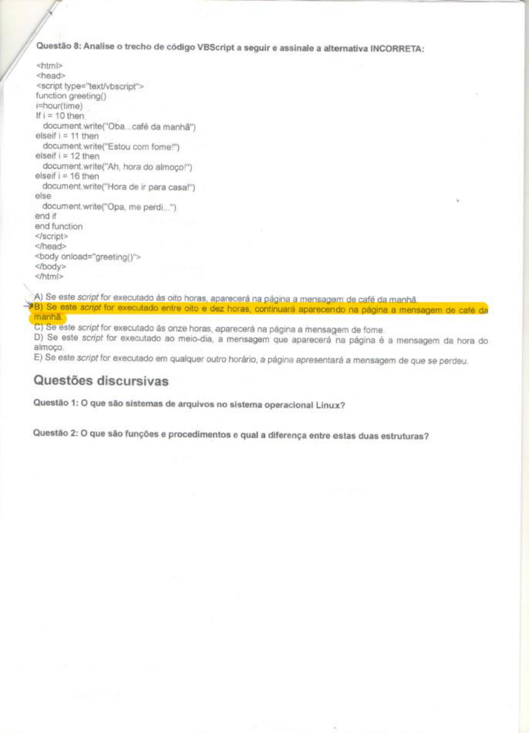 LINGUAGEM DE PROGRAMAÇÃO APLICADA 1 - Redes de Computadores