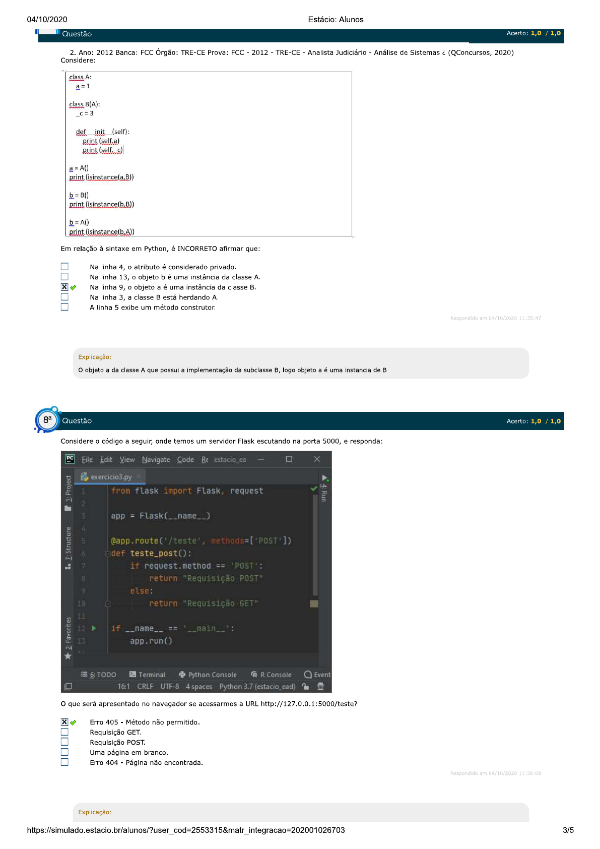 simulado1 Paradigmas de Linguagem de Programação em Python ... simulado1 Paradigmas de Linguagem de Programação em Python ...