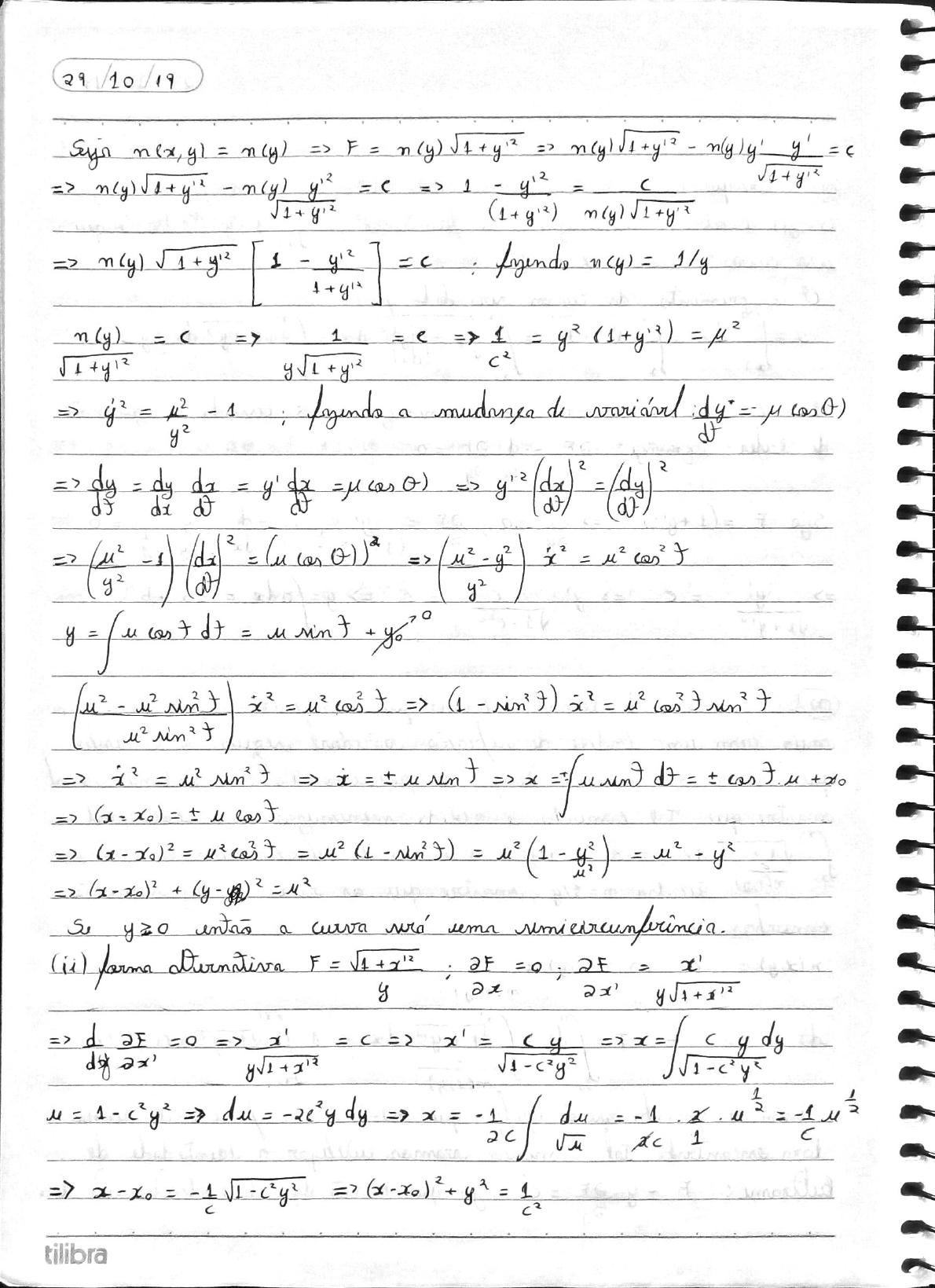 Exercícios resolvidos Butkov e Arfken-Cálculo de variações - Física ...